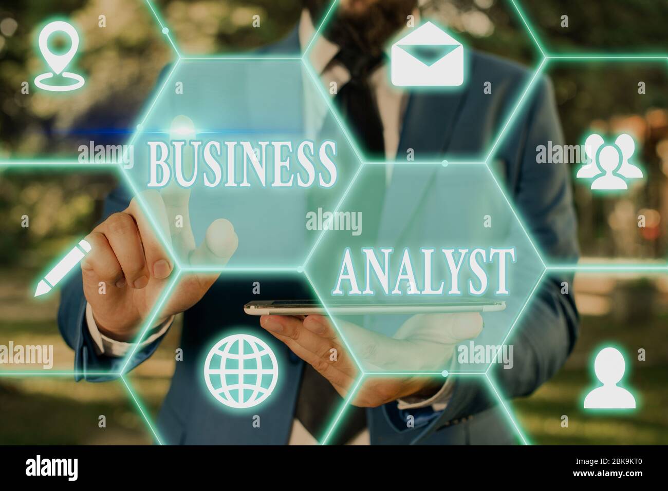 Writing note showing Business Analyst. Business concept for someone who ...
