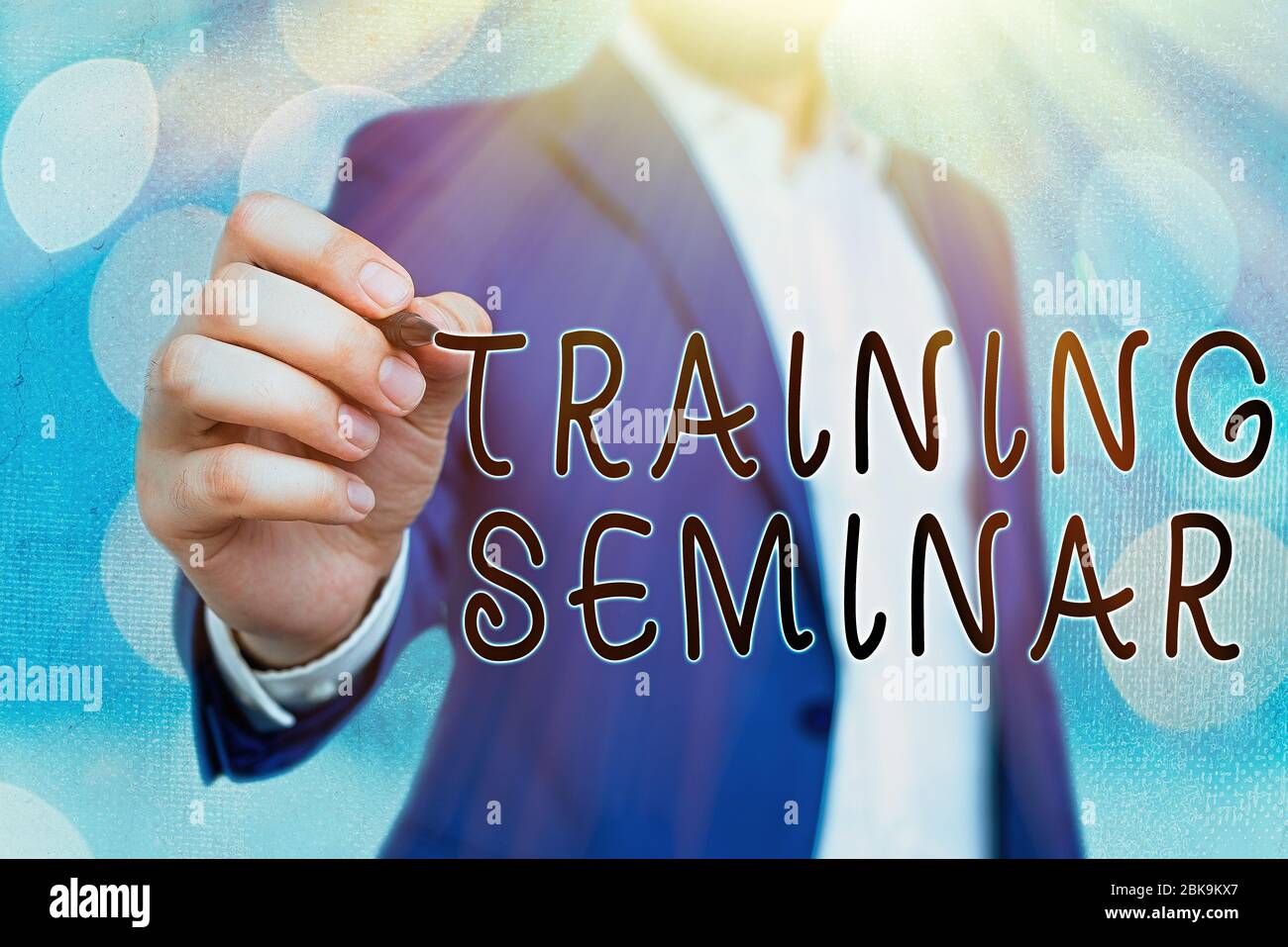 Handwriting text Training Seminar. Conceptual photo Academic ...