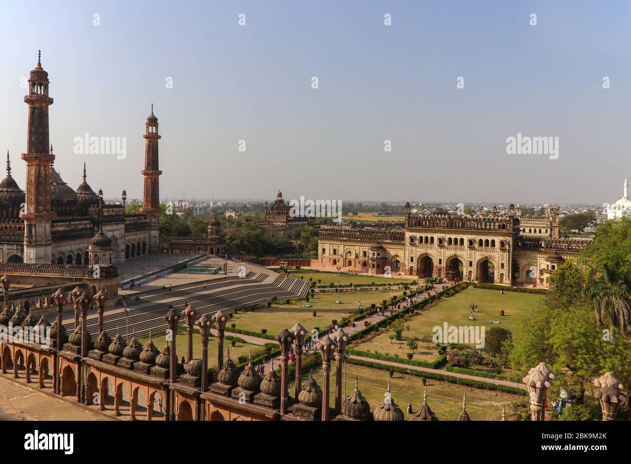 Bada Imambara and Asfi Mosque City scape of Lucknow, India Stock Photo ...