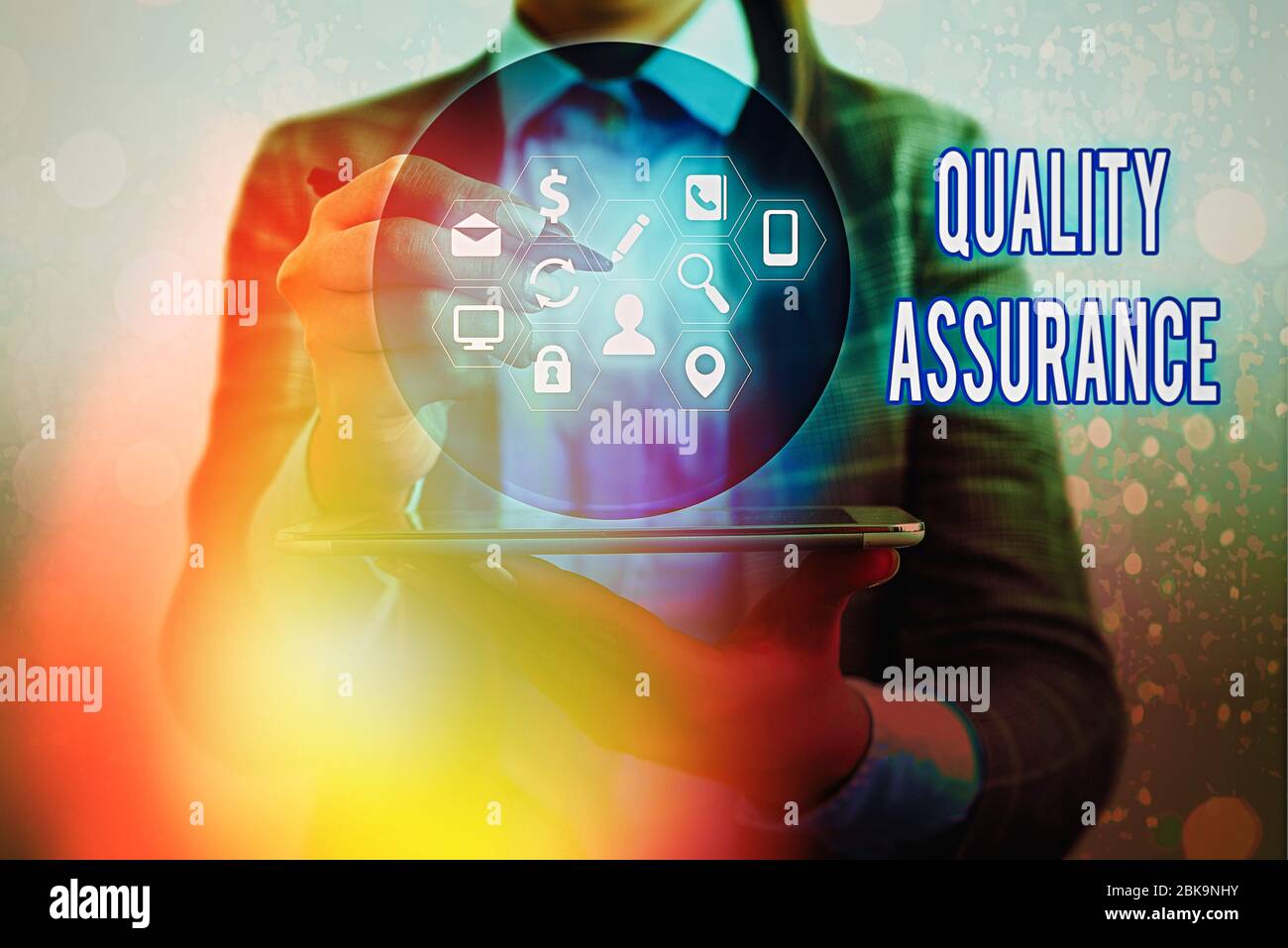 Handwriting text writing Quality Assurance. Conceptual photo Ensures a ...