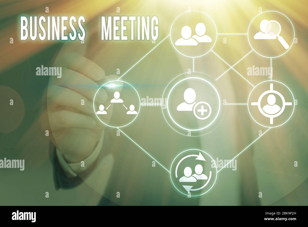 Word writing text Business Meeting. Business photo showcasing used ...