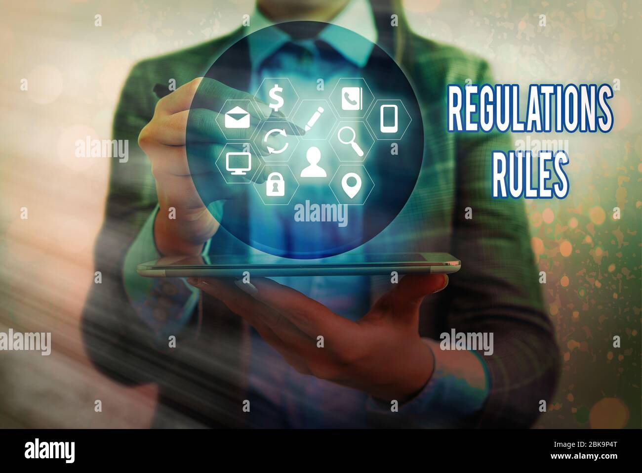 Handwriting text writing Regulations Rules. Conceptual photo Standard ...