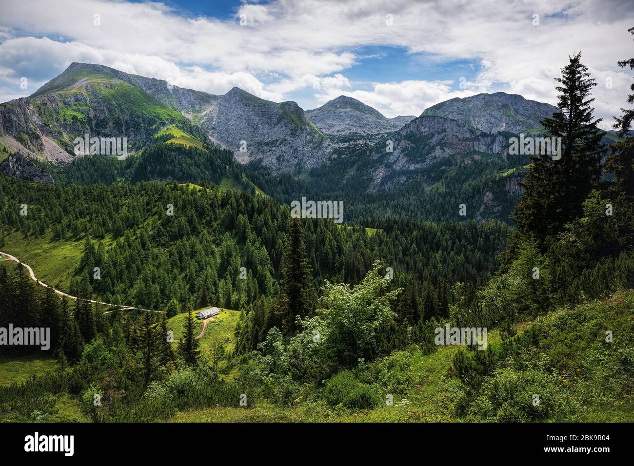 Trail to the Mount Jenner at the Berchtesgadener Land Stock Photo - Alamy