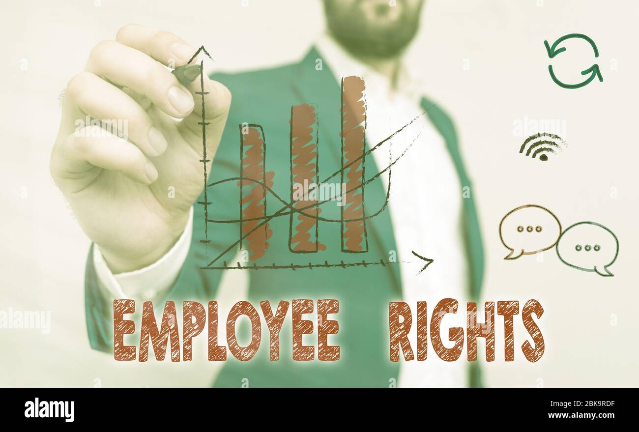 Word writing text Employee Rights. Business photo showcasing All ...