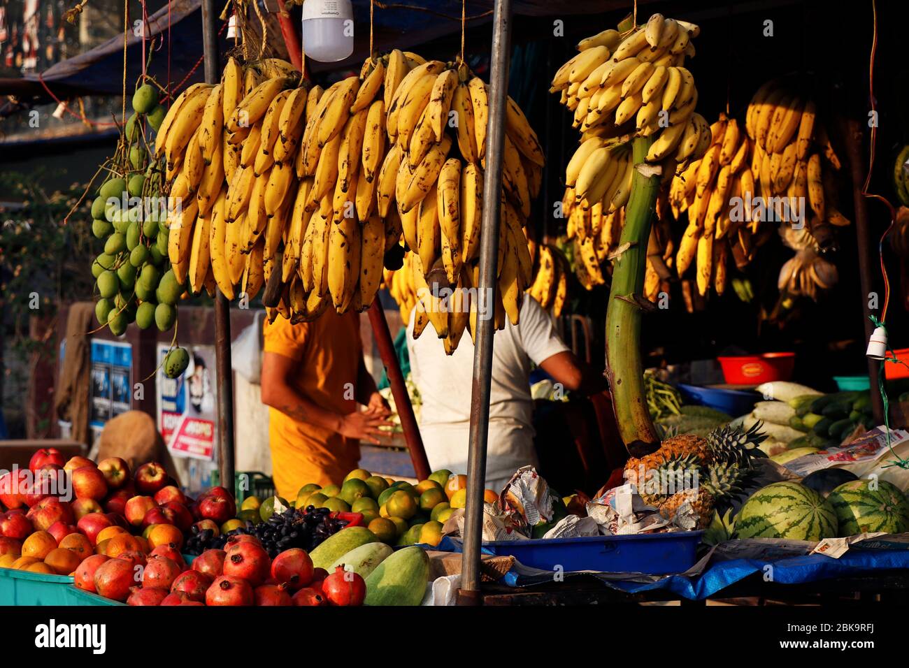 Kochi, Kerala, India January 22, 2020 - urban market stall showing and ...
