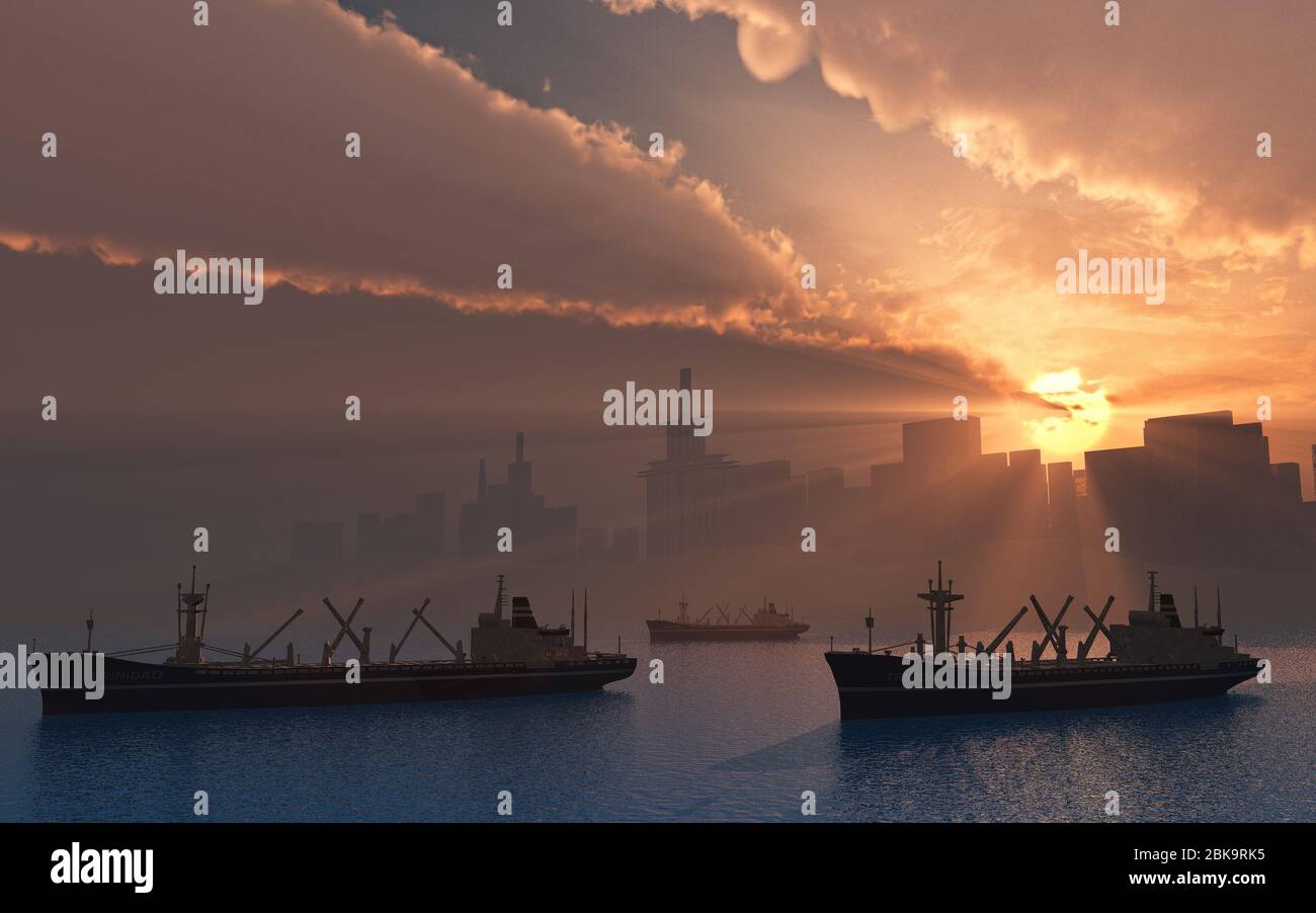 Shipping During The COVID-19 Pandemic Stock Photo - Alamy