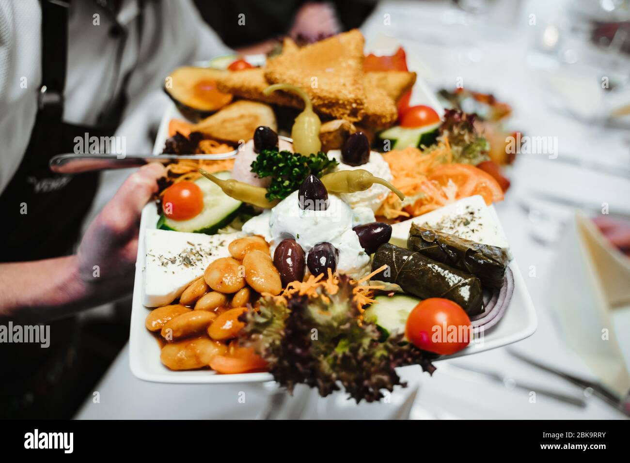 photo of an open food buffet in a hotel Stock Photo - Alamy