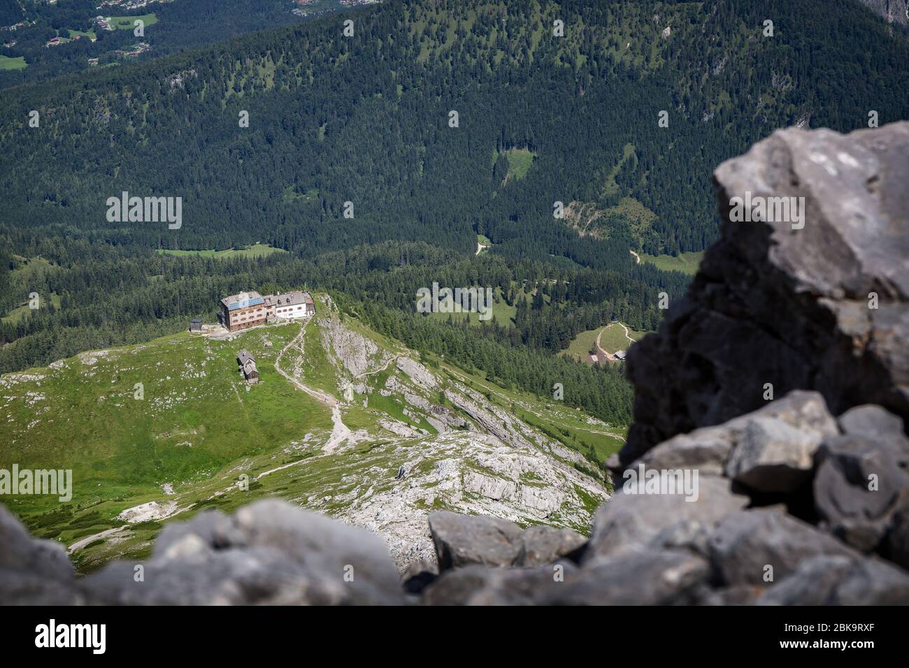 The Watzmann house at the Berchtesgadener Land Stock Photo - Alamy