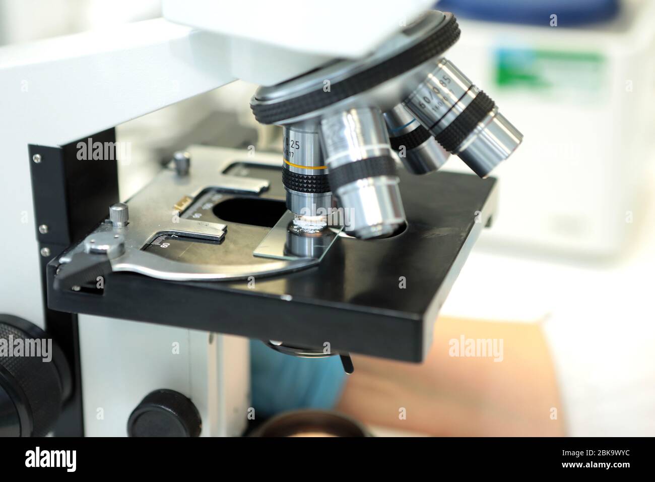 Sample Magnified Under Microscope High Resolution Stock Photography and ...