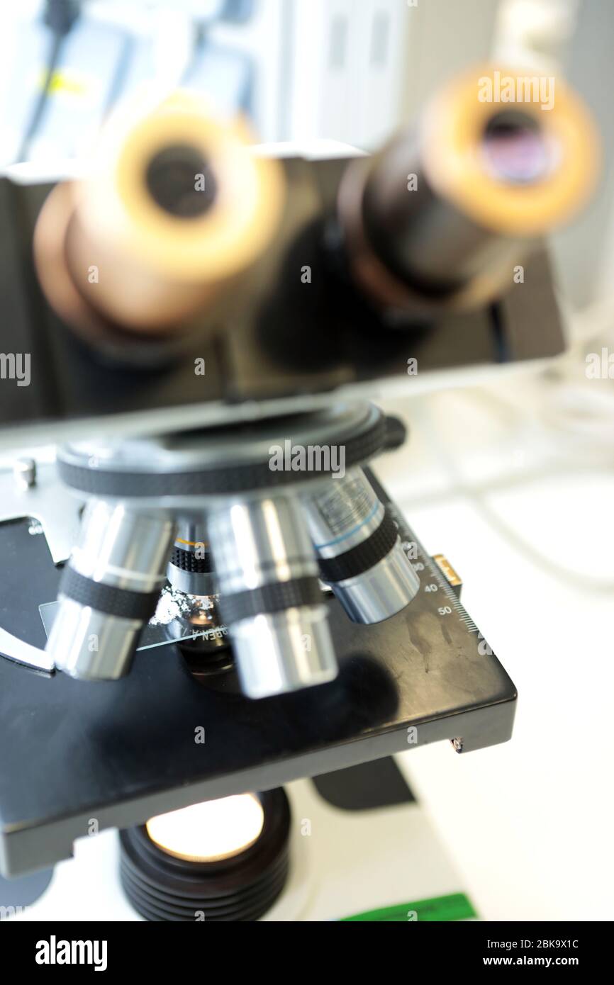 Sample Magnified Under Microscope High Resolution Stock Photography and ...