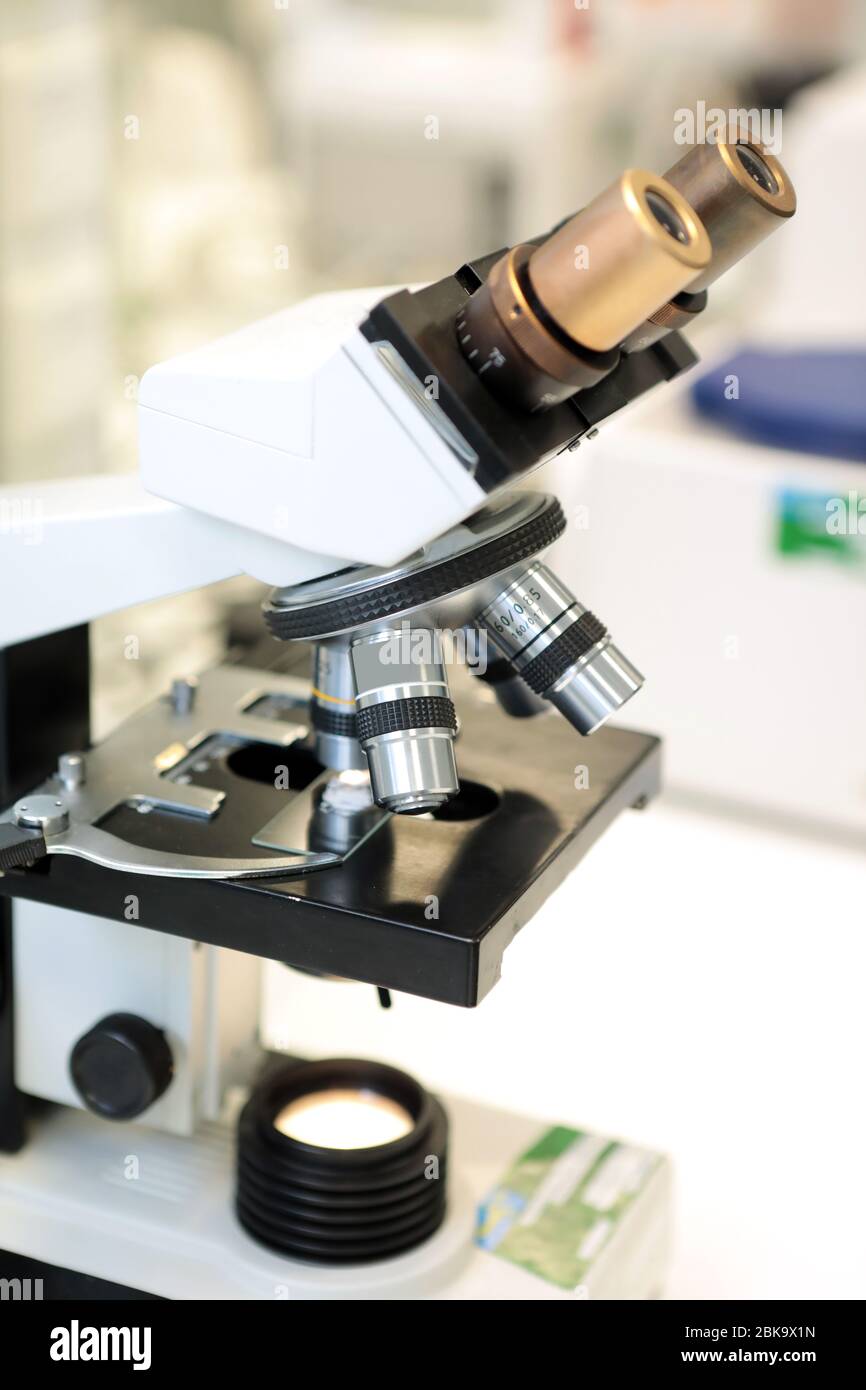 Sample magnified under microscope hi-res stock photography and images ...