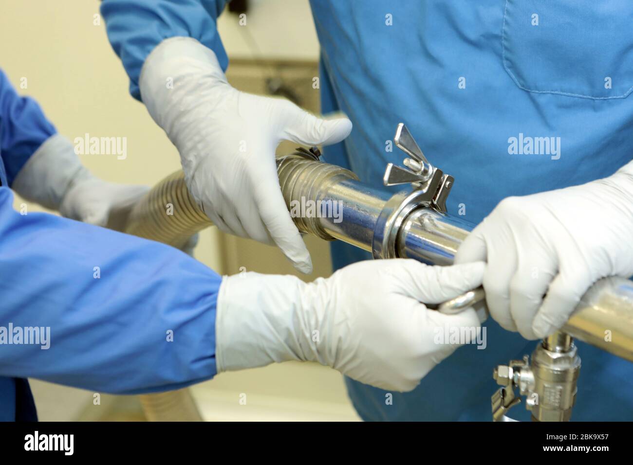 Repair and adjustment of medical equipment. Validation of the machine ...