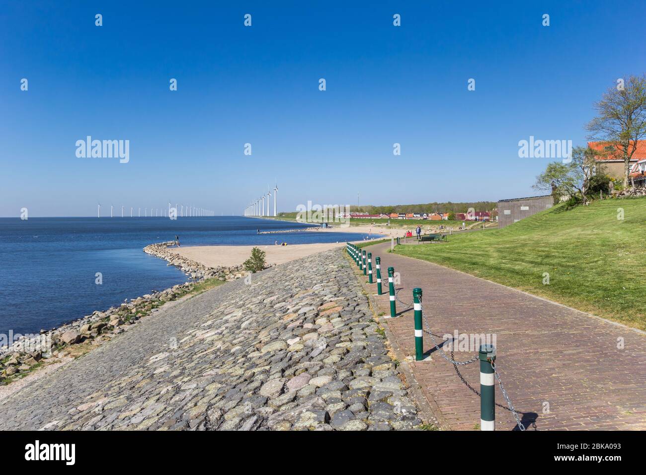 Ijsselmeer dyke bicycle hi-res stock photography and images - Alamy