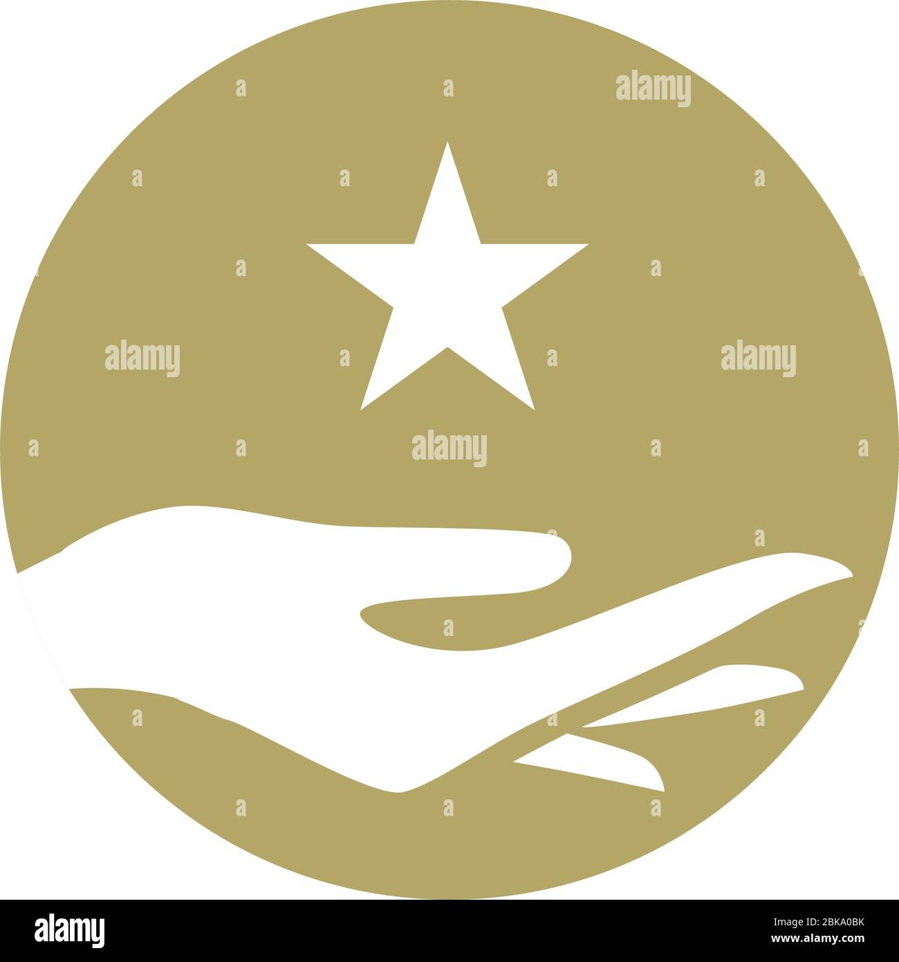 Hand Holding Star Stock Vector Image And Art Alamy