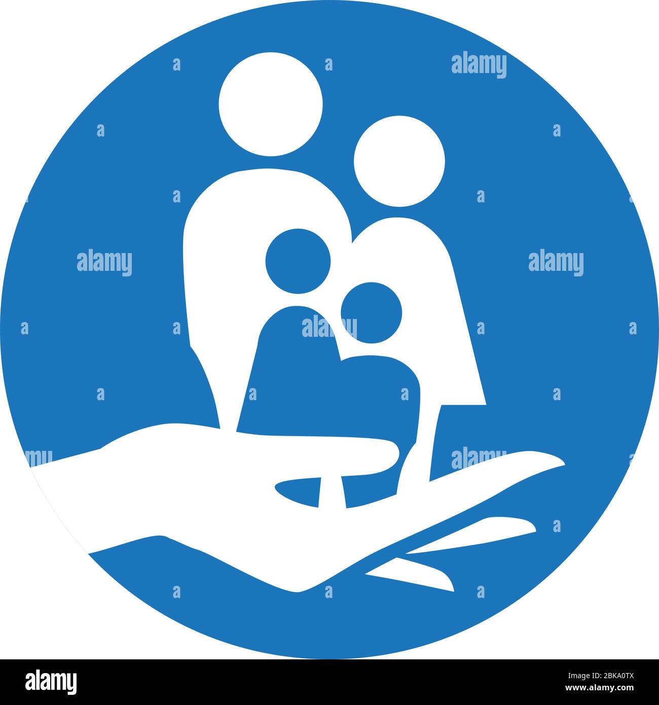 Woman holding hand palm Stock Vector Images - Alamy