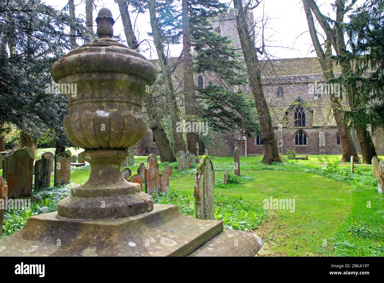 Brecon Cathedral Church of St John, Wales Stock Photo - Alamy