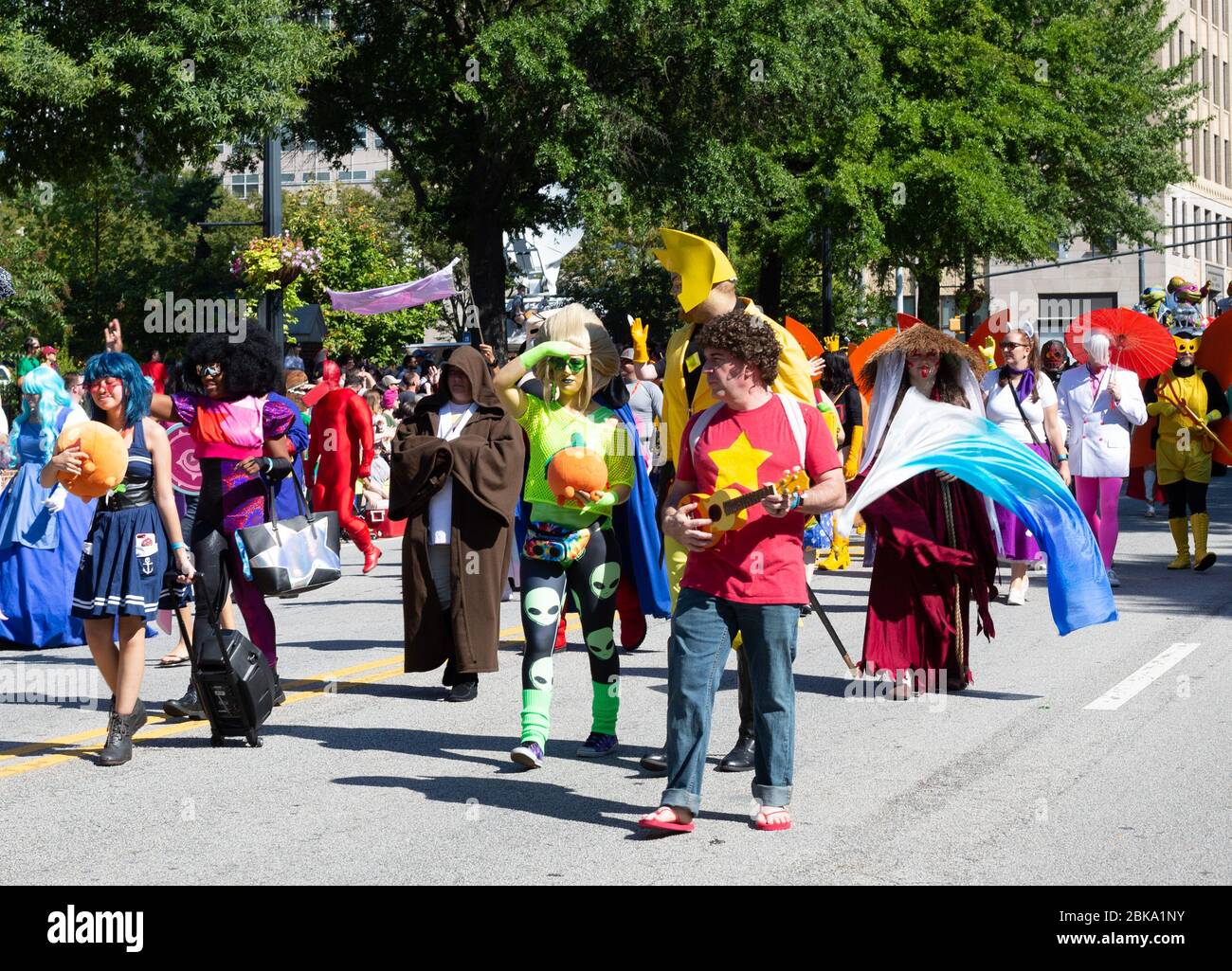 Parade of characters hi-res stock photography and images - Alamy
