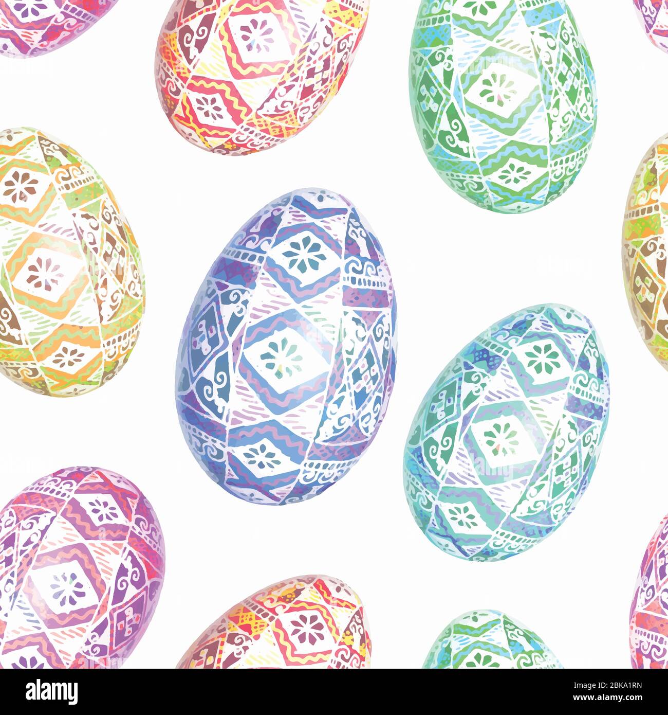 Seamless pattern with Easter eggs. Background with Easter eggs Stock ...