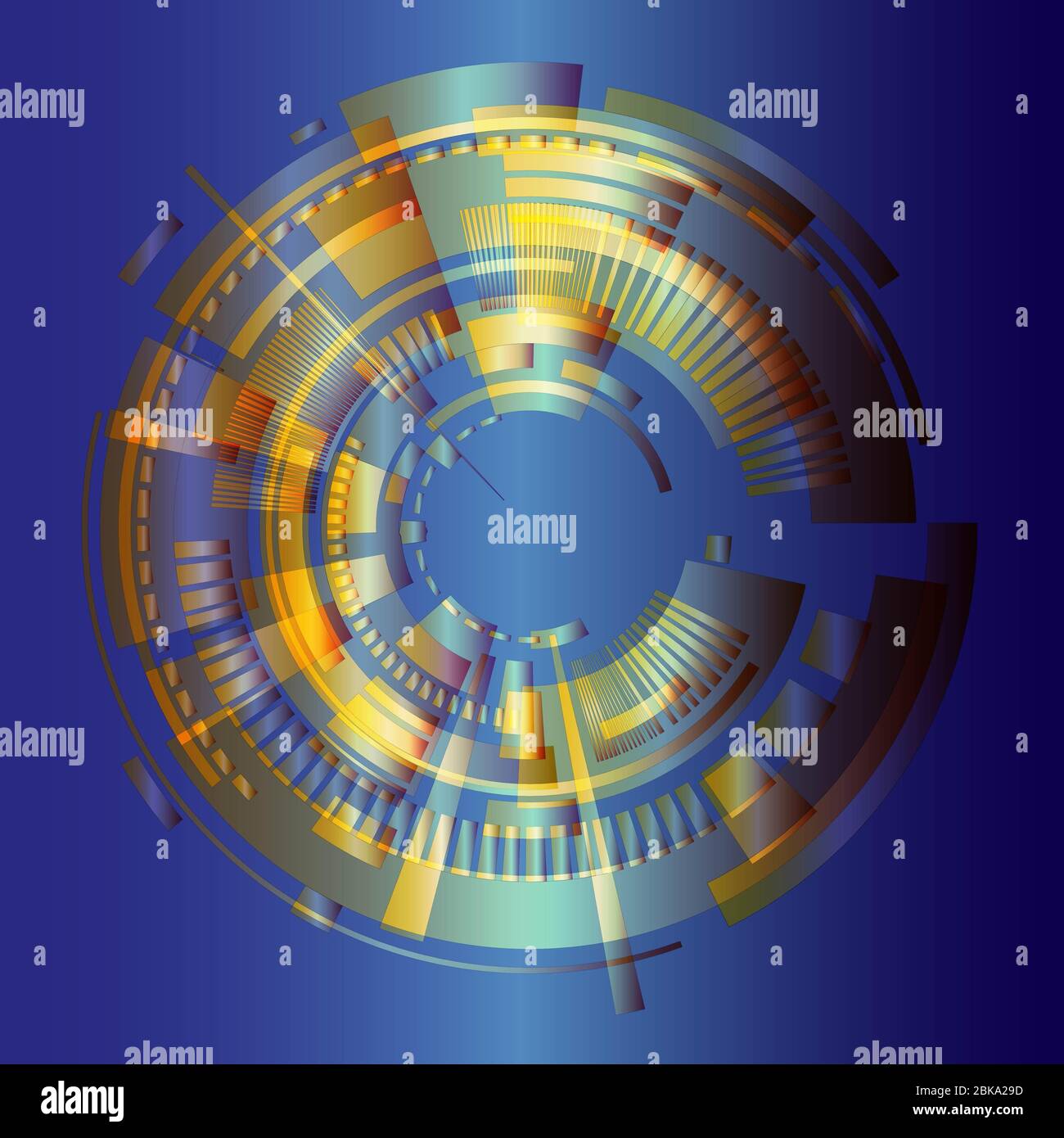 Futuristic circle hi-res stock photography and images - Alamy