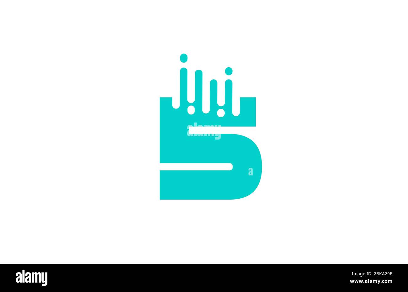 5 number logo icon for company and business Stock Vector Image & Art ...