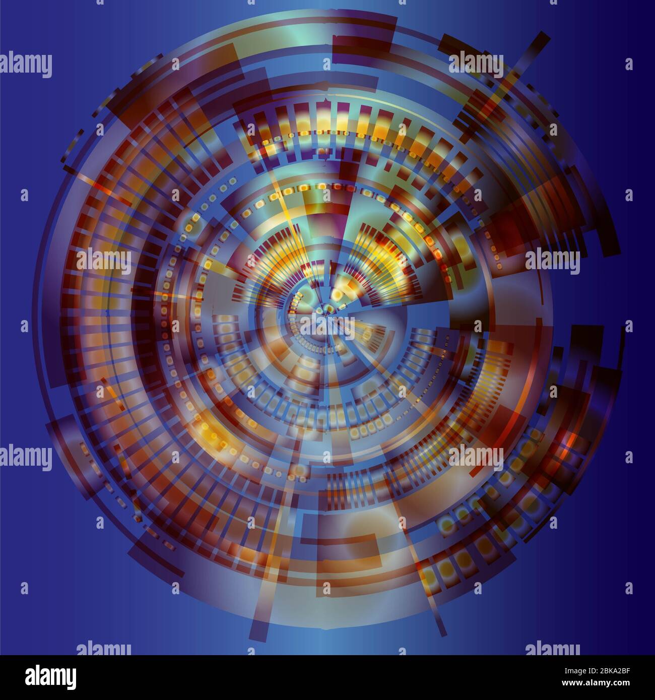 Futuristic circle hi-res stock photography and images - Alamy