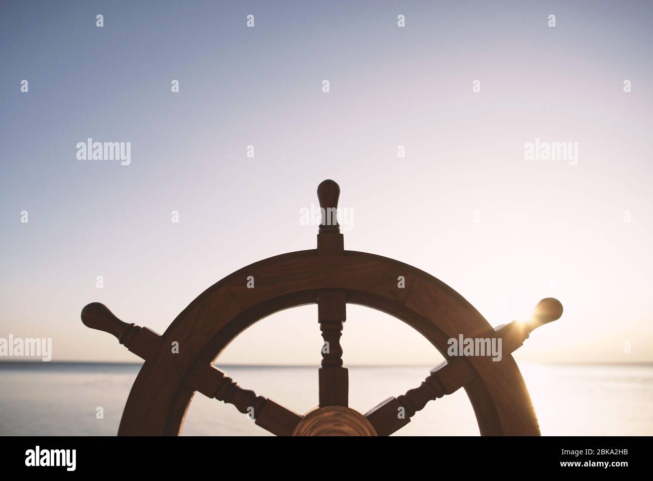 Ship rudder with sea on background Stock Photo - Alamy
