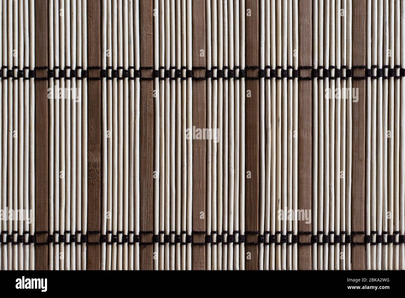 sushi mat, made from bamboo sticks of different sizes Stock Photo - Alamy