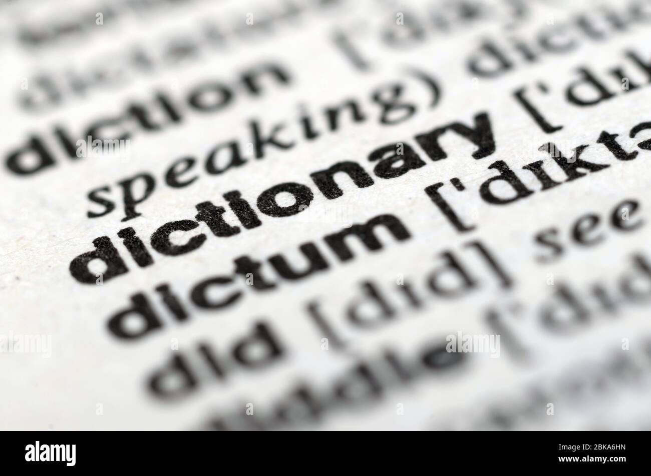 Dictionary of the english language hi-res stock photography and images ...