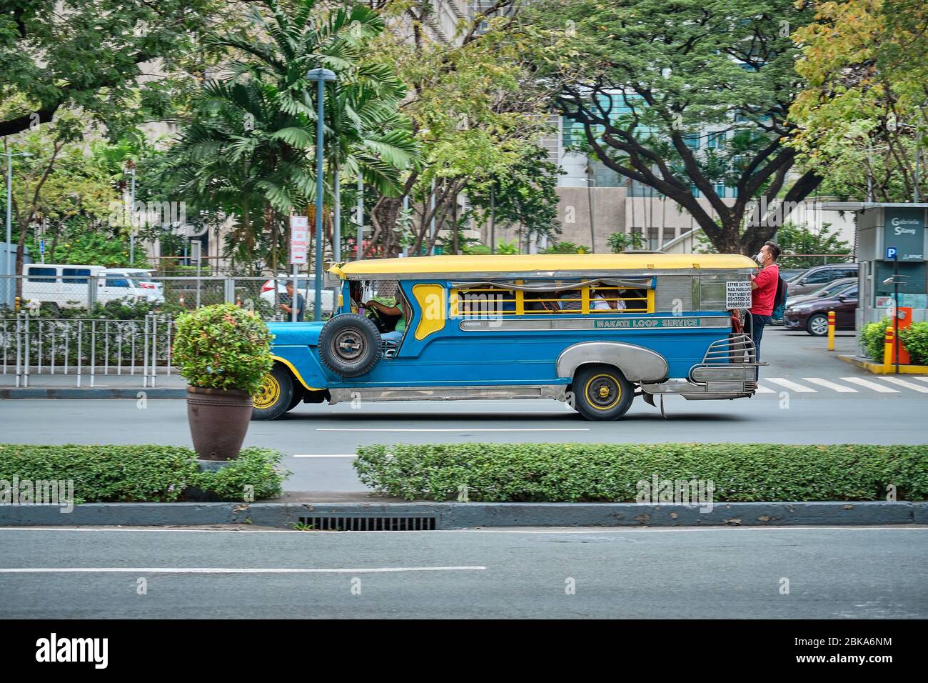 Manila, Philippines - Feb 02, 2020: Jeepneys on the roads of Manila ...