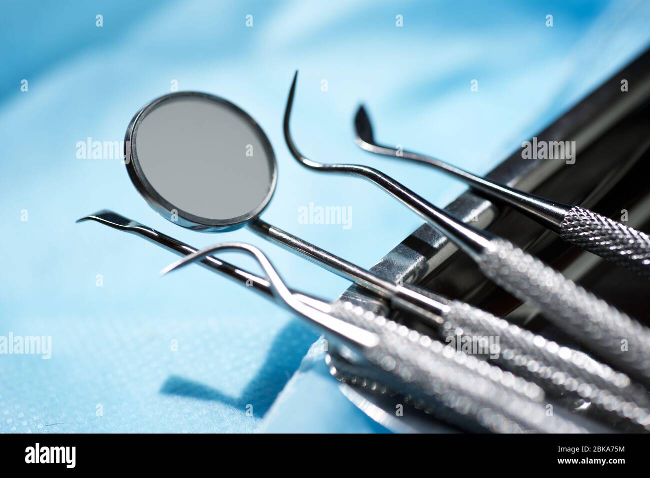 Instruments used by the dentist Stock Photo - Alamy