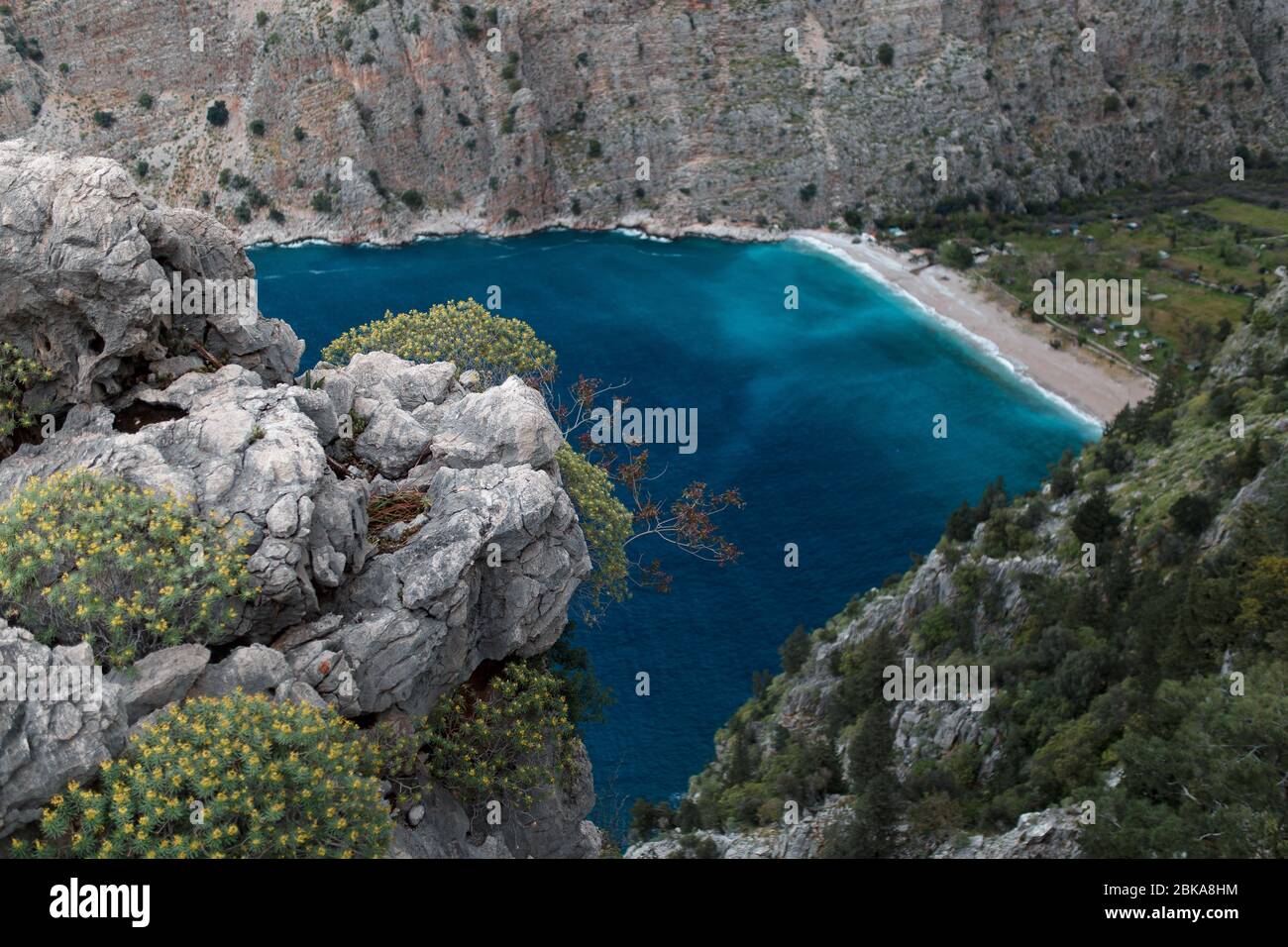 big bay in the sea, top view Stock Photo - Alamy