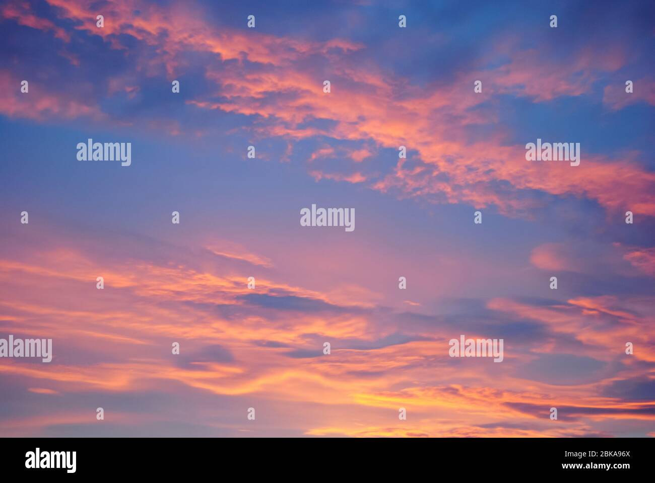 skies in different hours of day with color and clouds Stock Photo - Alamy