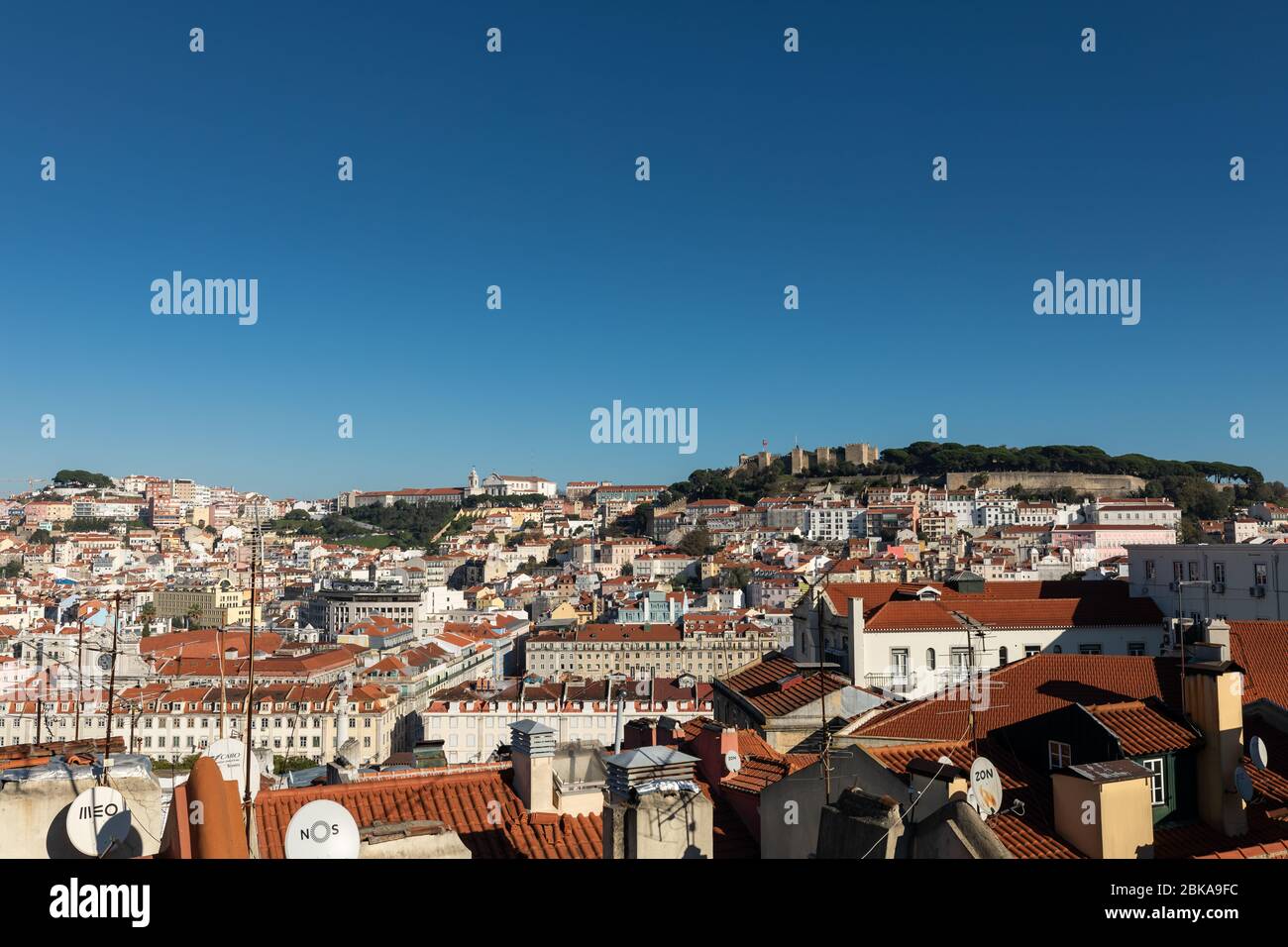 Landscape of lisbon during a trip Stock Photo - Alamy