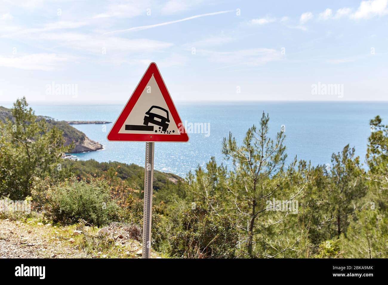 sign on the road b collapses Stock Photo - Alamy