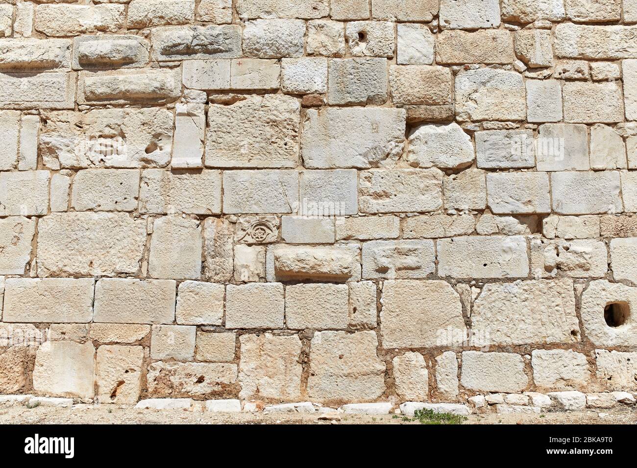 antique sandstone brick wall Stock Photo - Alamy