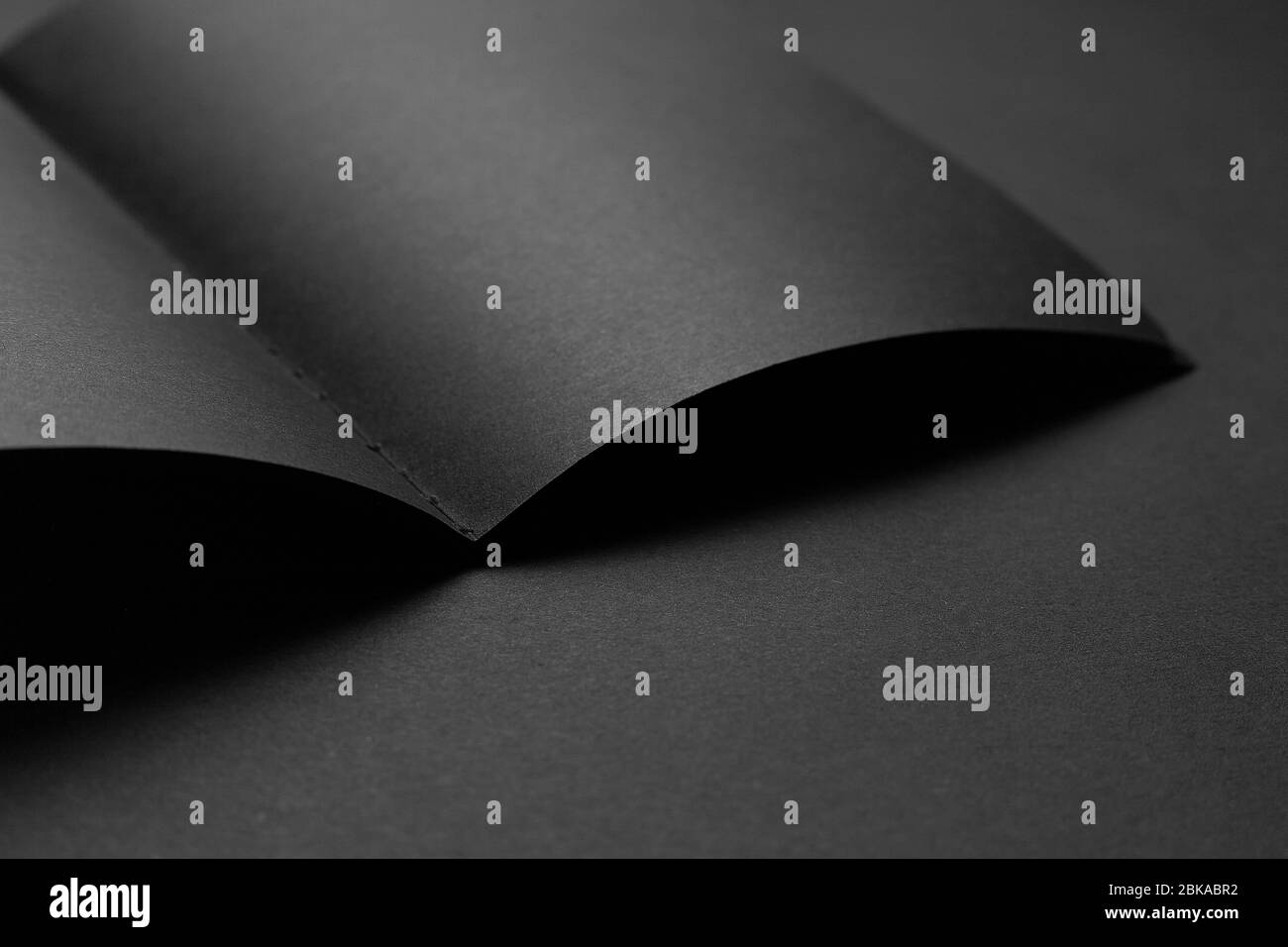 Photo blank closed notebook Black and White Stock Photos & Images - Alamy