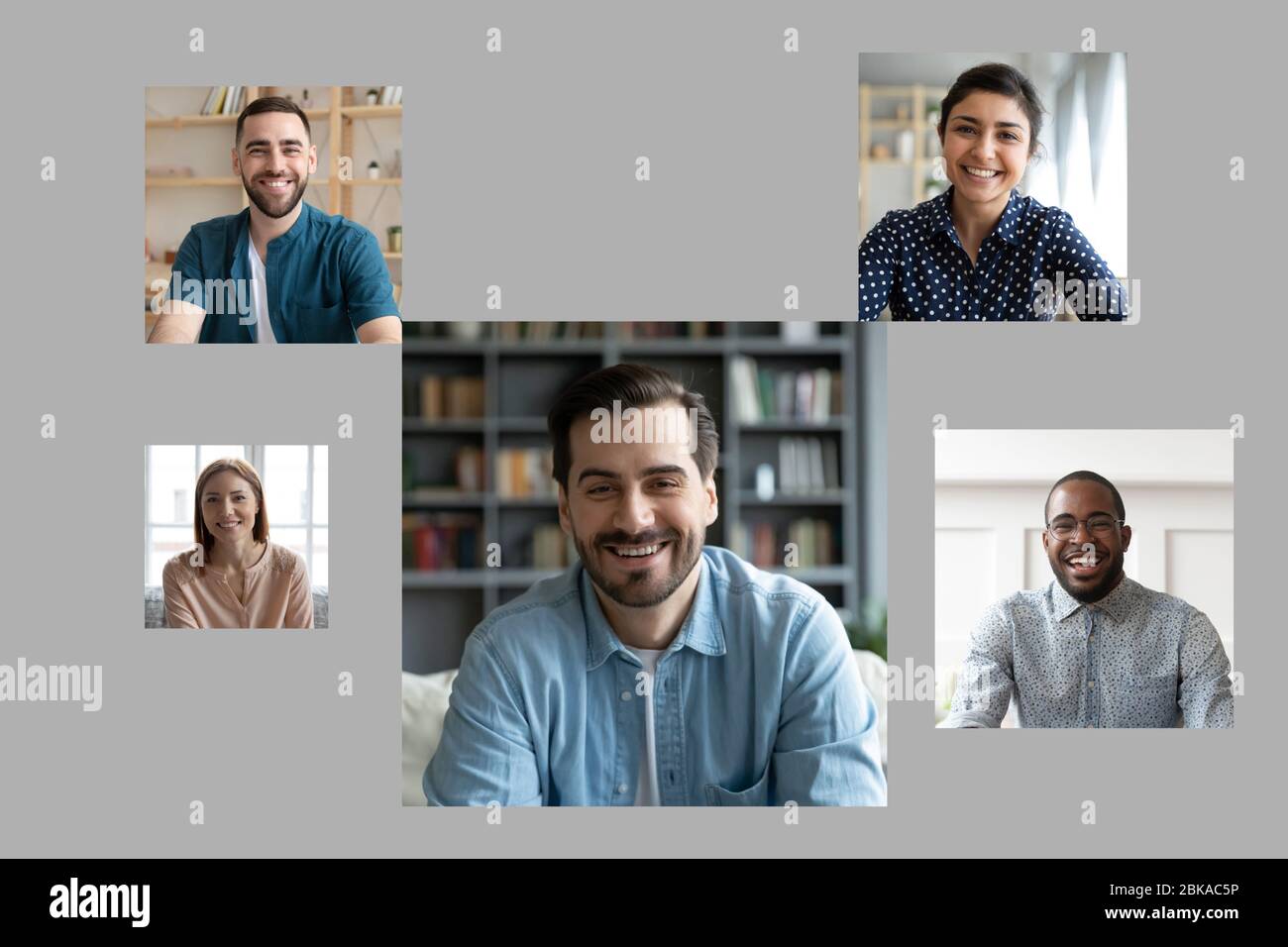 Conference call from home hi-res stock photography and images - Alamy