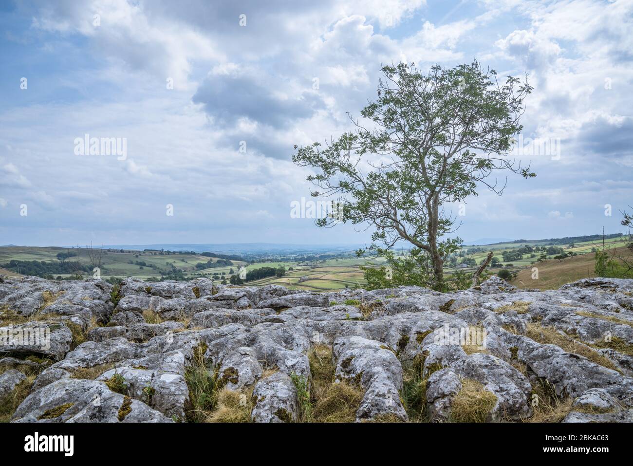 Views from the top of Malham Cove, Yorkshire Stock Photo - Alamy