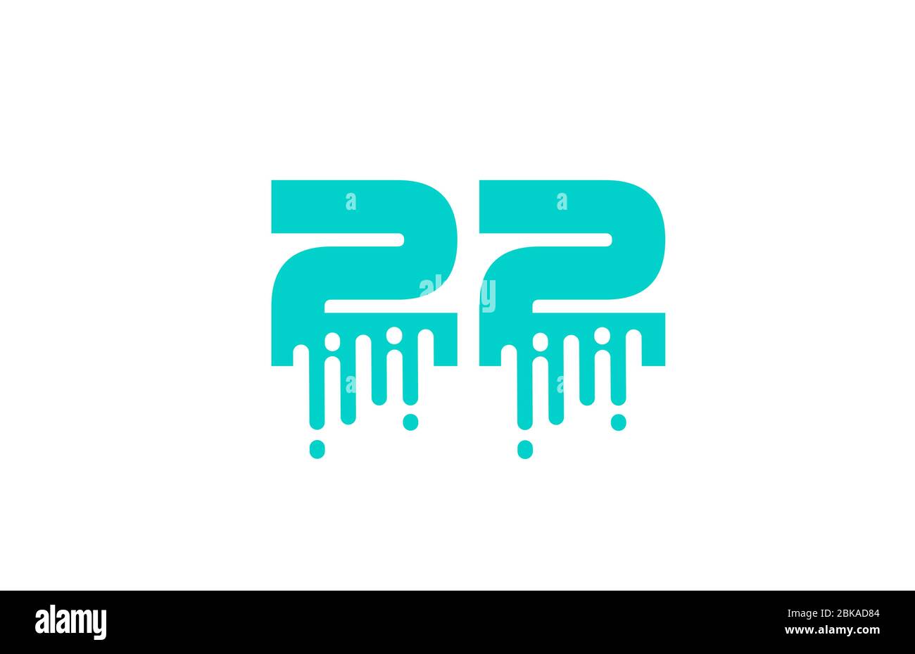 22 number sign Stock Vector Images - Alamy