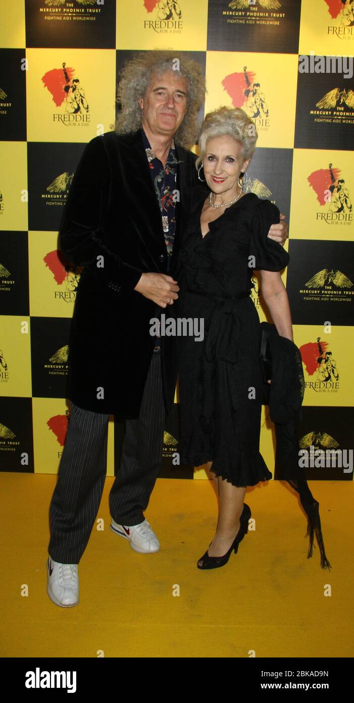 Anita Dobson And Brian May High Resolution Stock Photography and Images ...