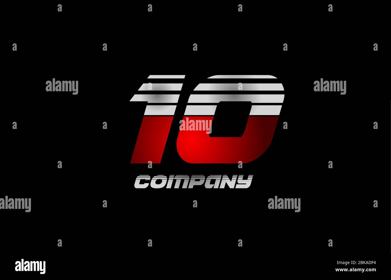 Number ten concept Stock Vector Images - Alamy