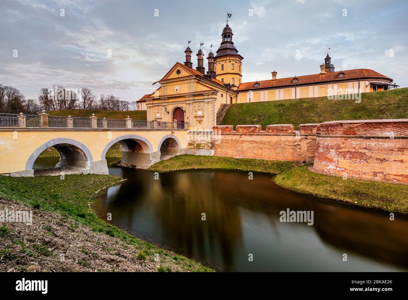 Nesvizh Castle. Belarus. Historical, Palace And Castle Complex. Unesco ...