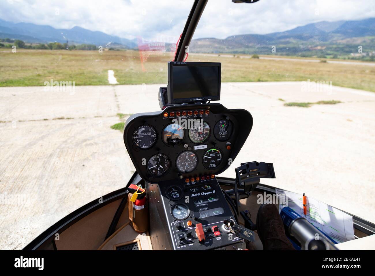 Helicopter control cockpit cabin hi-res stock photography and images ...