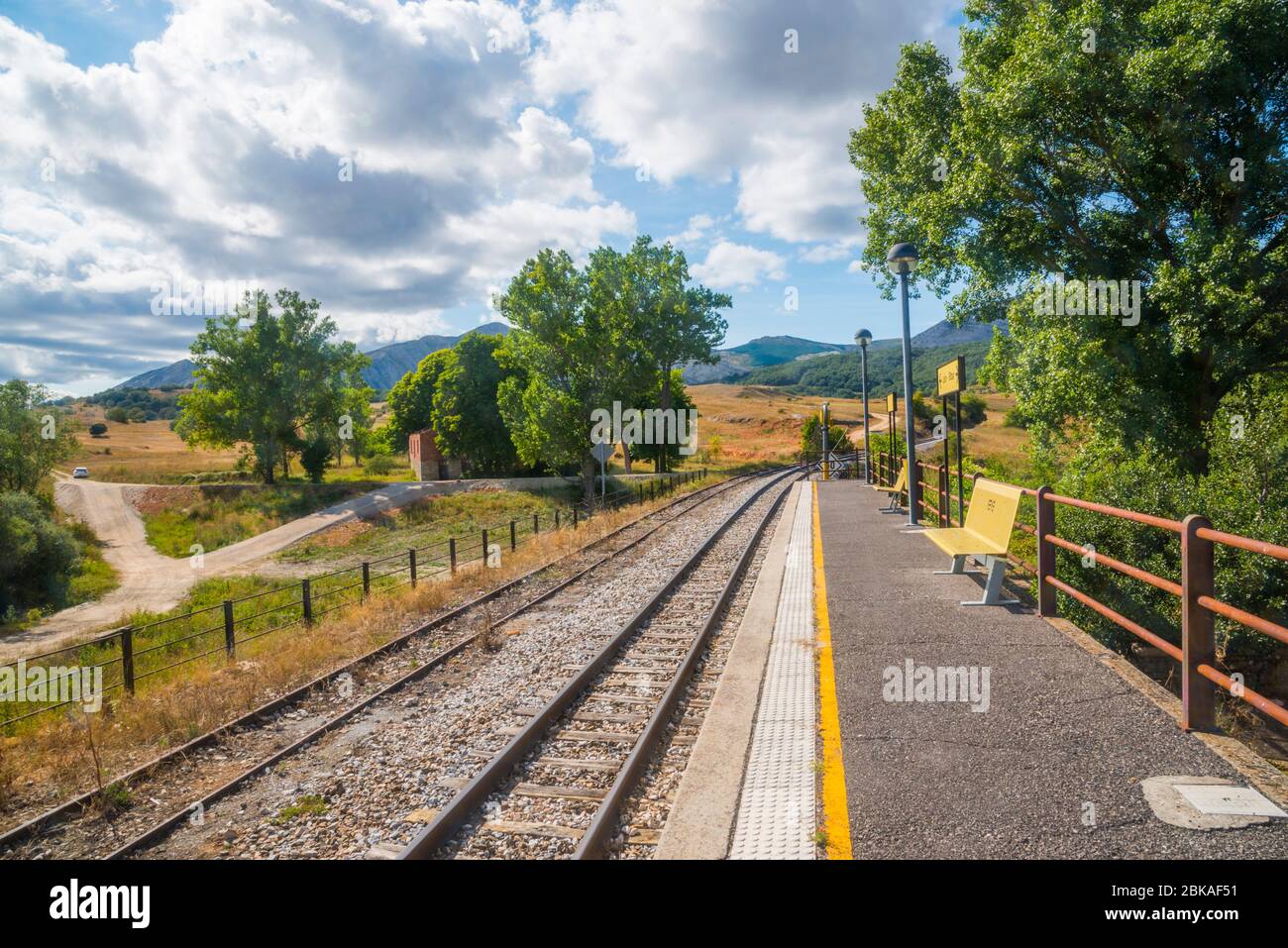 Narrow gauge train spain hi-res stock photography and images - Alamy