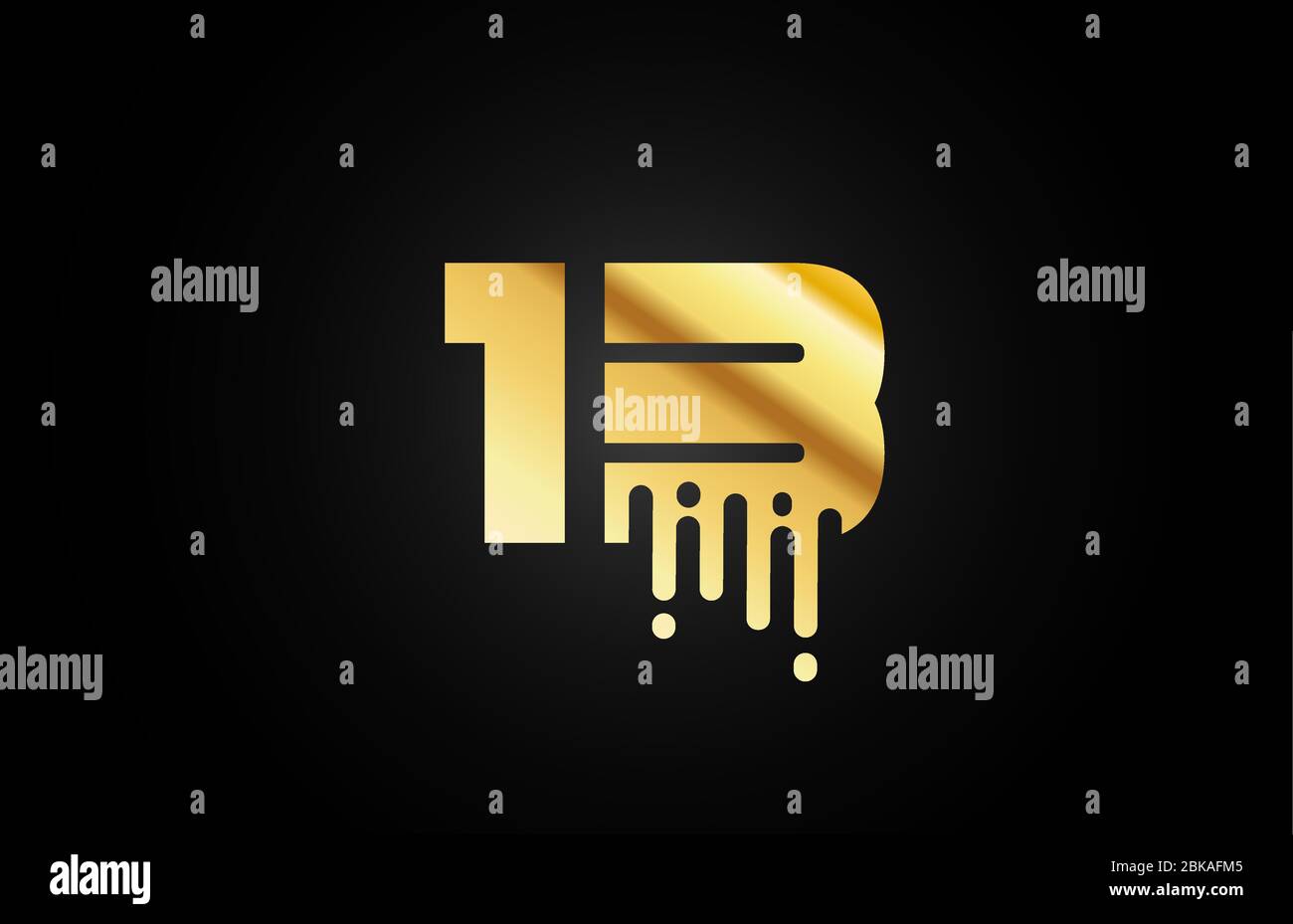 Number 13 vector vectors hi-res stock photography and images - Alamy