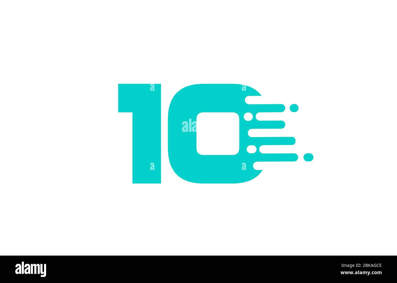 10 number logo icon for company and business Stock Vector Image & Art ...