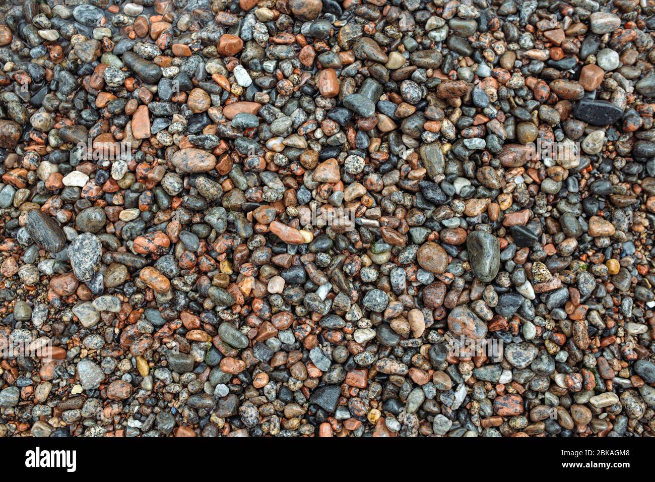 Wet colored sea stones texture Stock Photo - Alamy