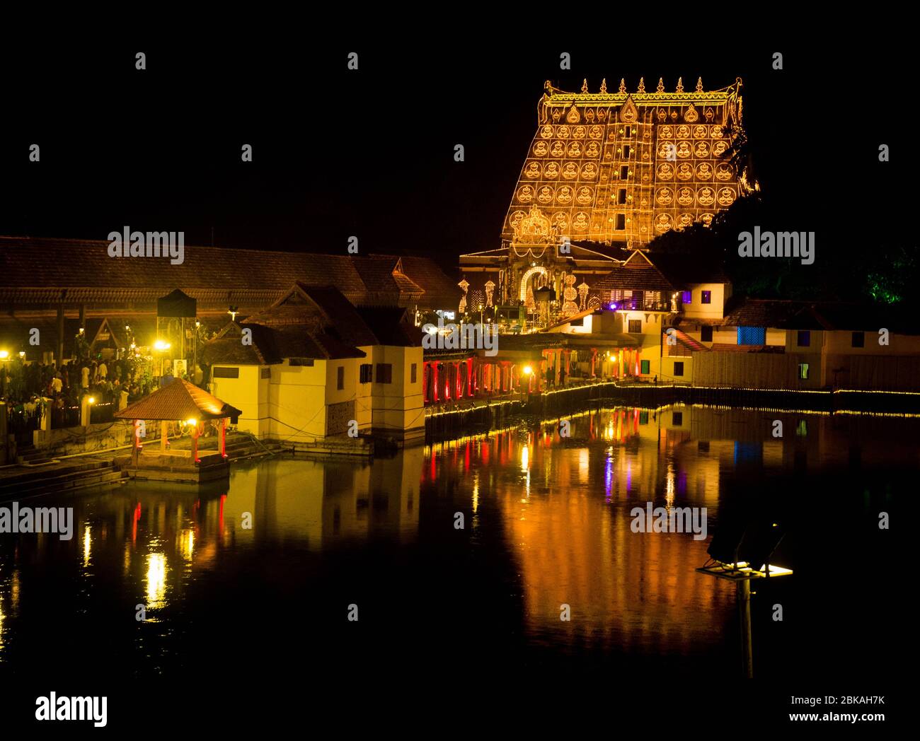 Kerala temple lamps hi-res stock photography and images - Alamy
