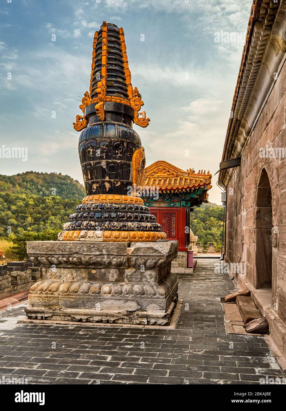 Pule Temple, Temple of Universal Joy, one of the Eight Outer Temples of ...