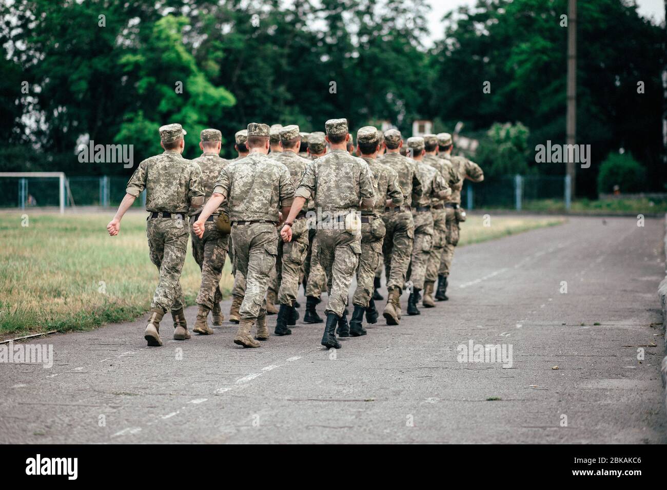 Russian women marching hi-res stock photography and images - Alamy
